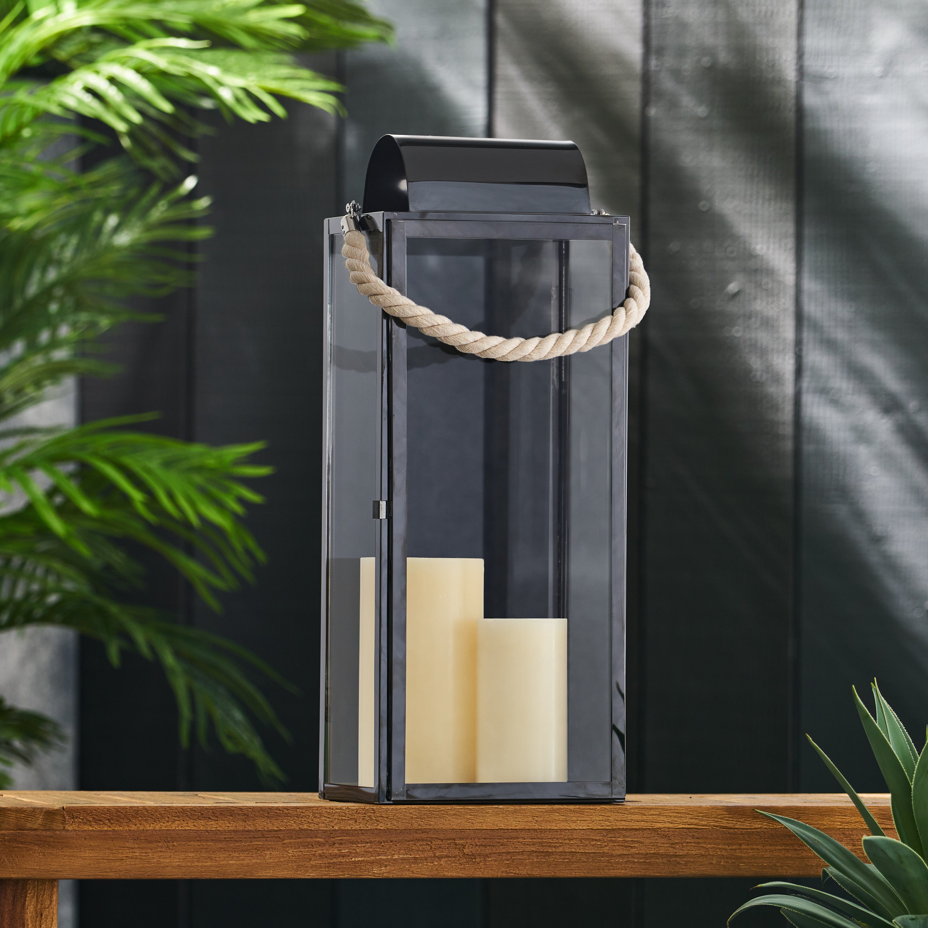 22" Stainless Steel Lantern without candle – Venetio